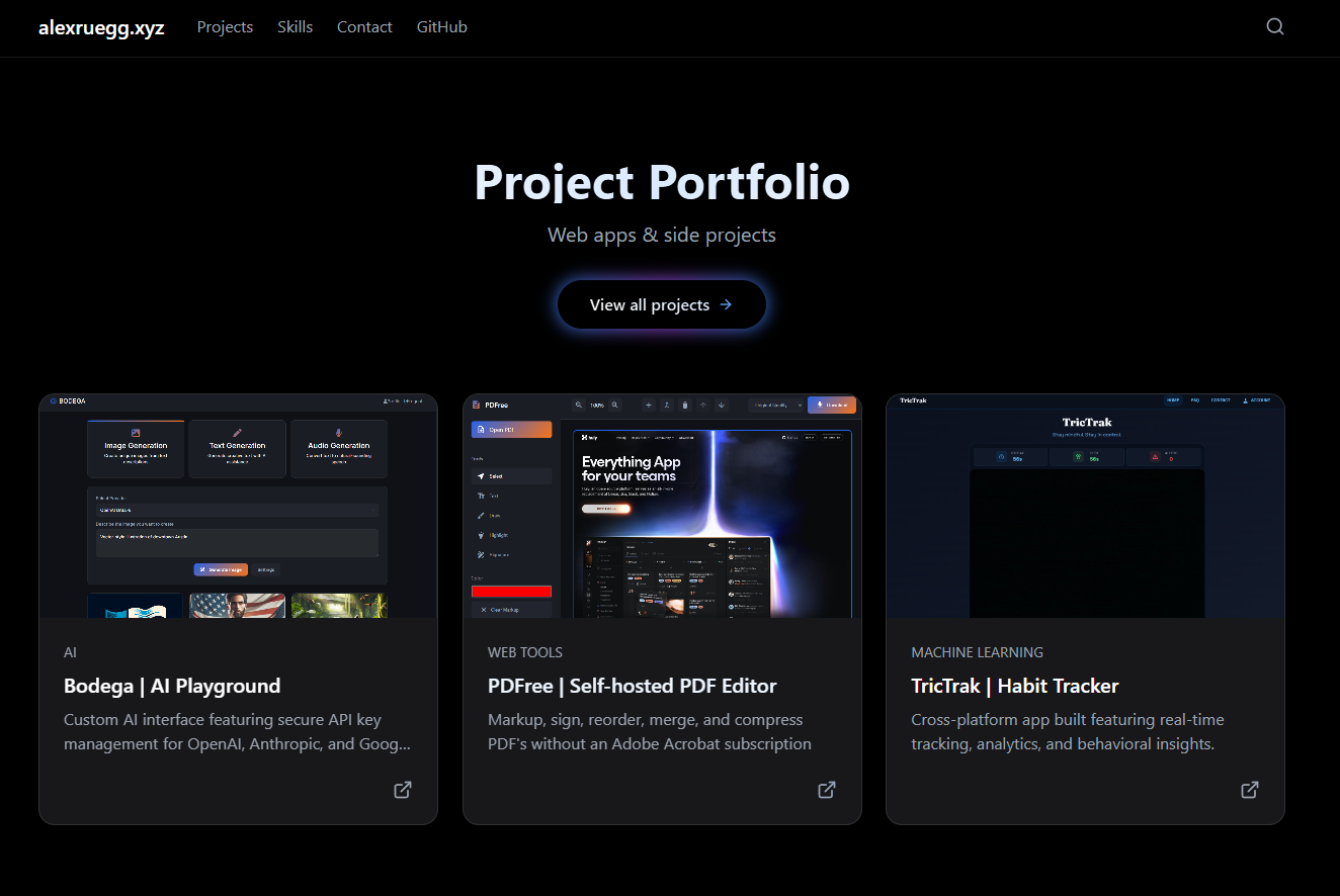 Alex Ruegg | Project Portfolio